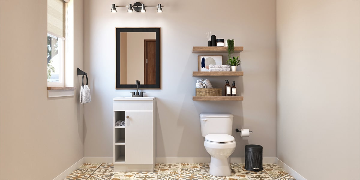 ¿Cómo crear baños pequeños pero funcionales? – The Home Depot Blog